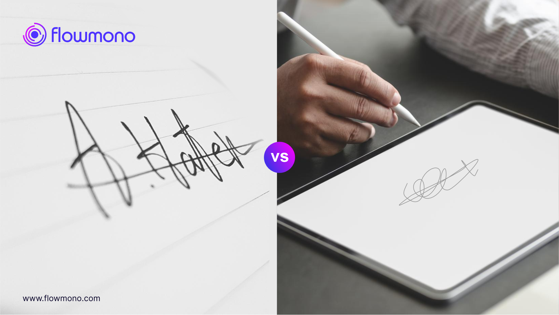 Scanned Signatures vs. E-signatures - Flowmono