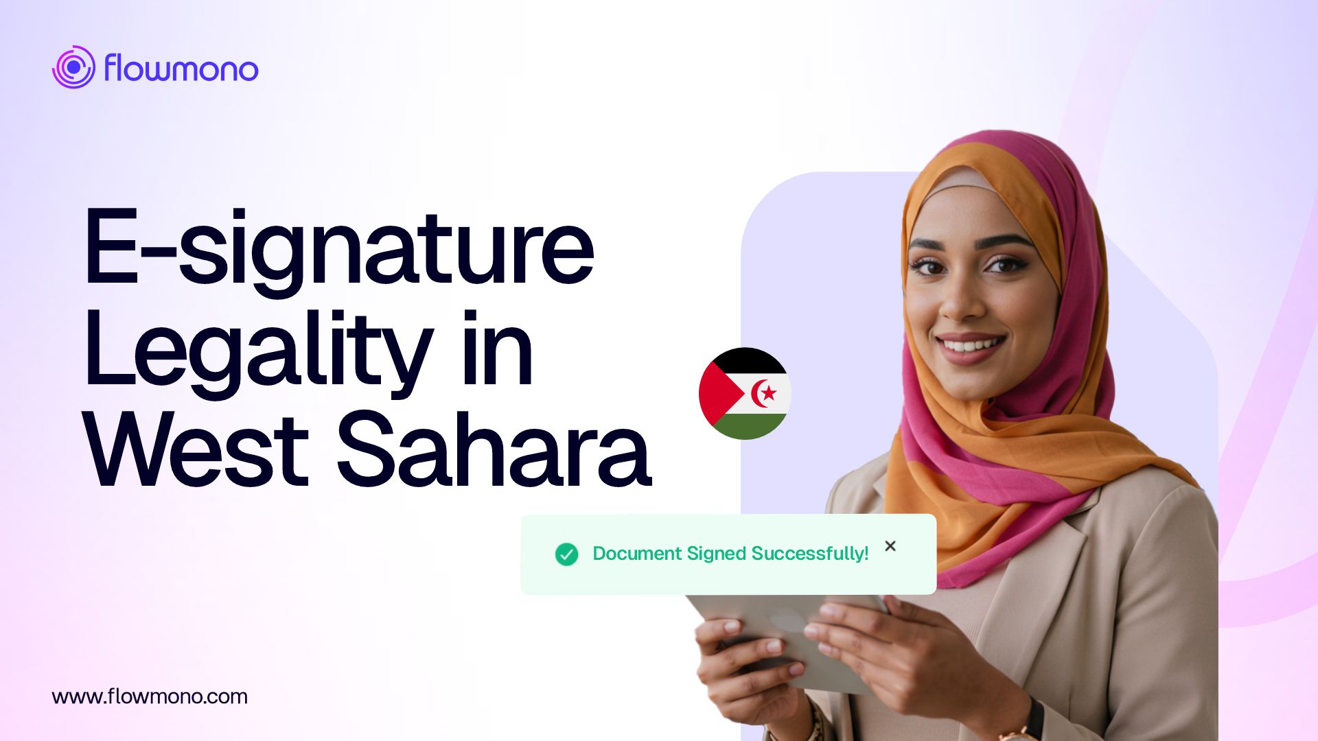 E-signature Legality in West Sahara – Flowmono