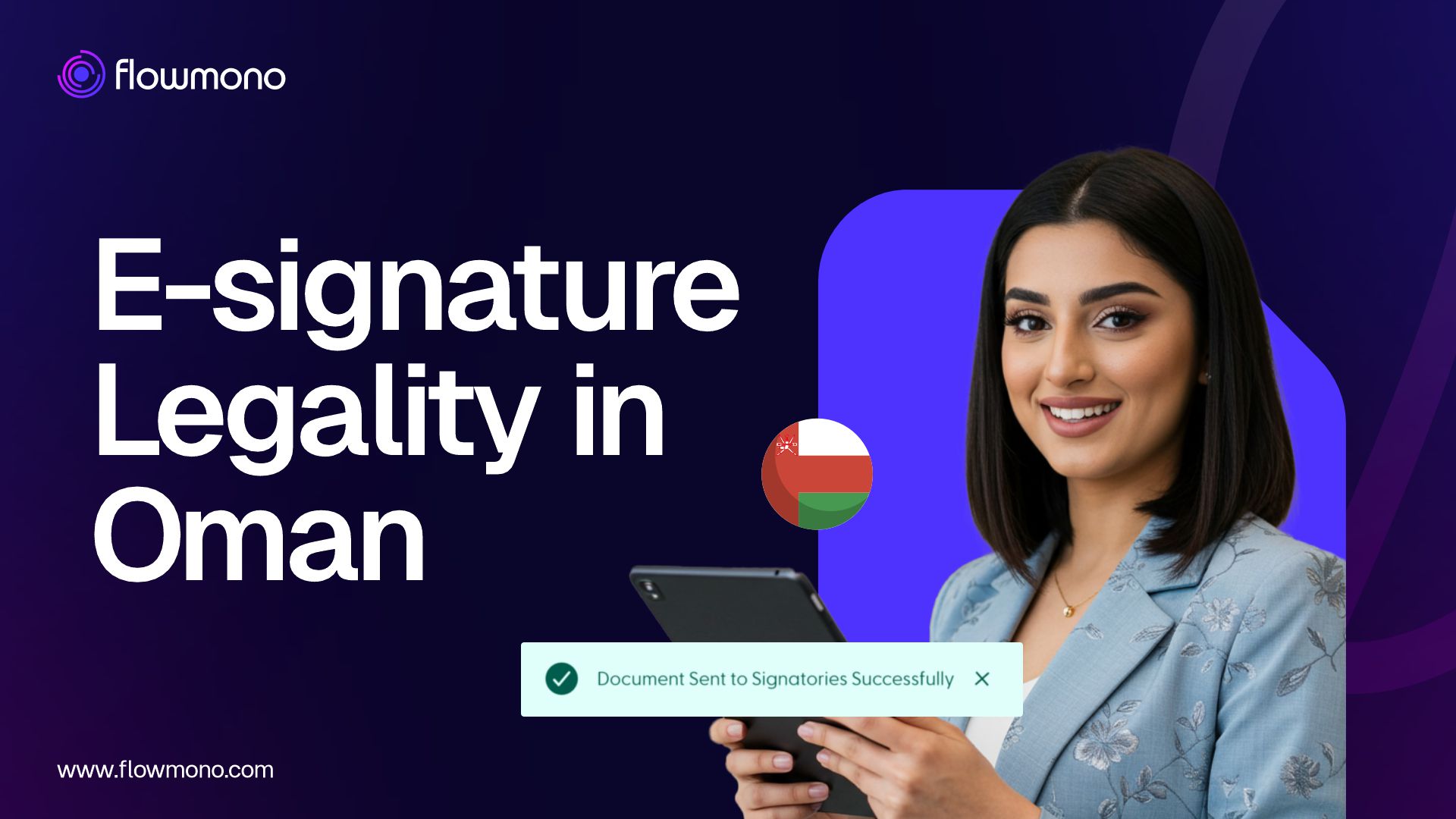 E-signature Legality in Oman – Flowmono
